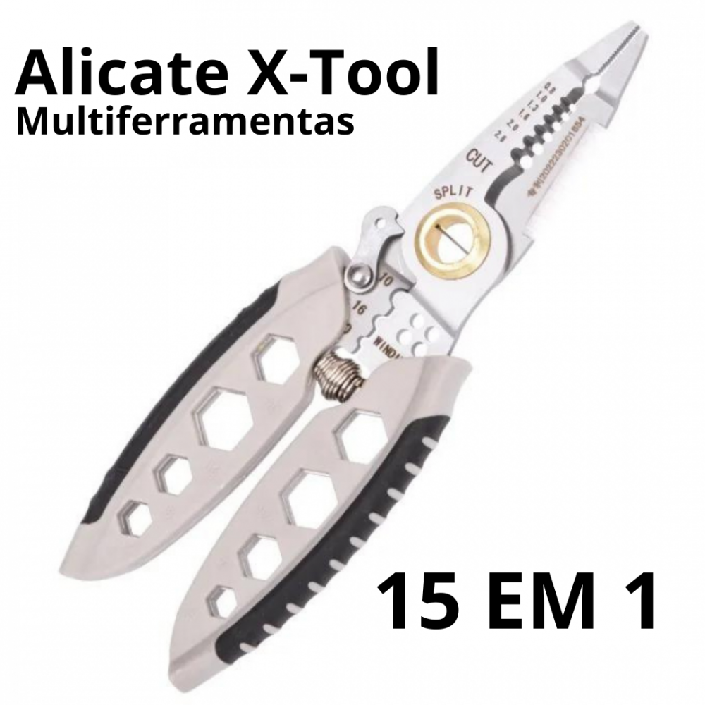 Alicate X-Tool Multiferramentas - 50% DE DESCONTO + FRETE GRÁTIS - Velox