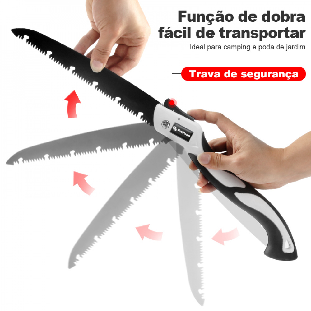 Lâmina de Serra Dentada Dobrável FivePears - Velox