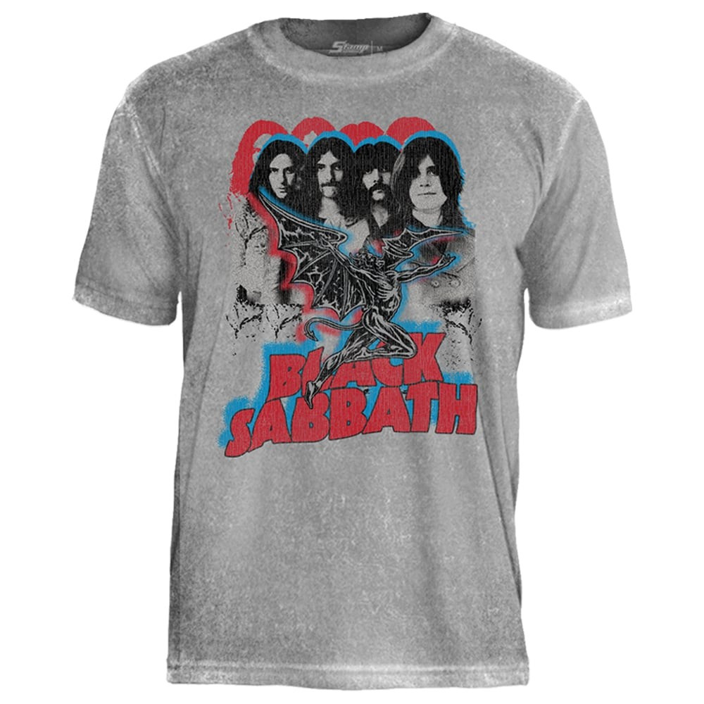 Camiseta Especial Black Sabbath - Henry Poster Estonada Oficial Stamp ...