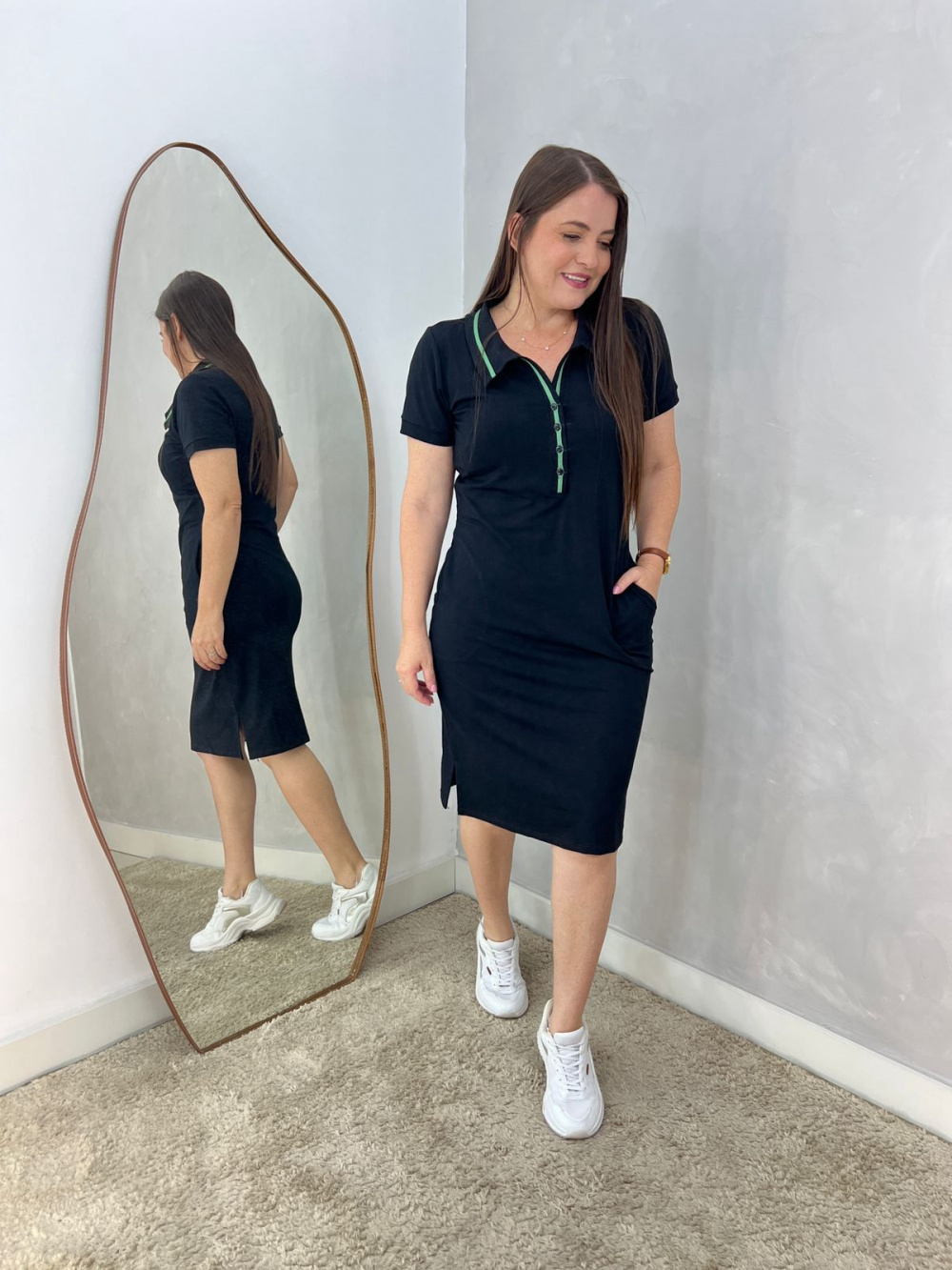 Vestido Lívia Preto - Victória Acessórios