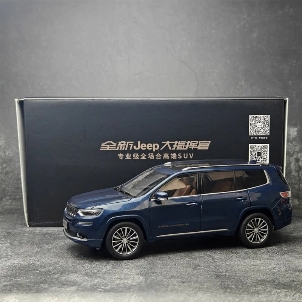 JEEP Grand Commander SUV 1:18 Azul - Mundo Coleção