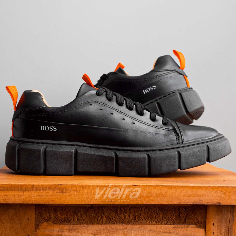 Tênis Hugo Boss Tratorado Preto - Vieira Sneakers