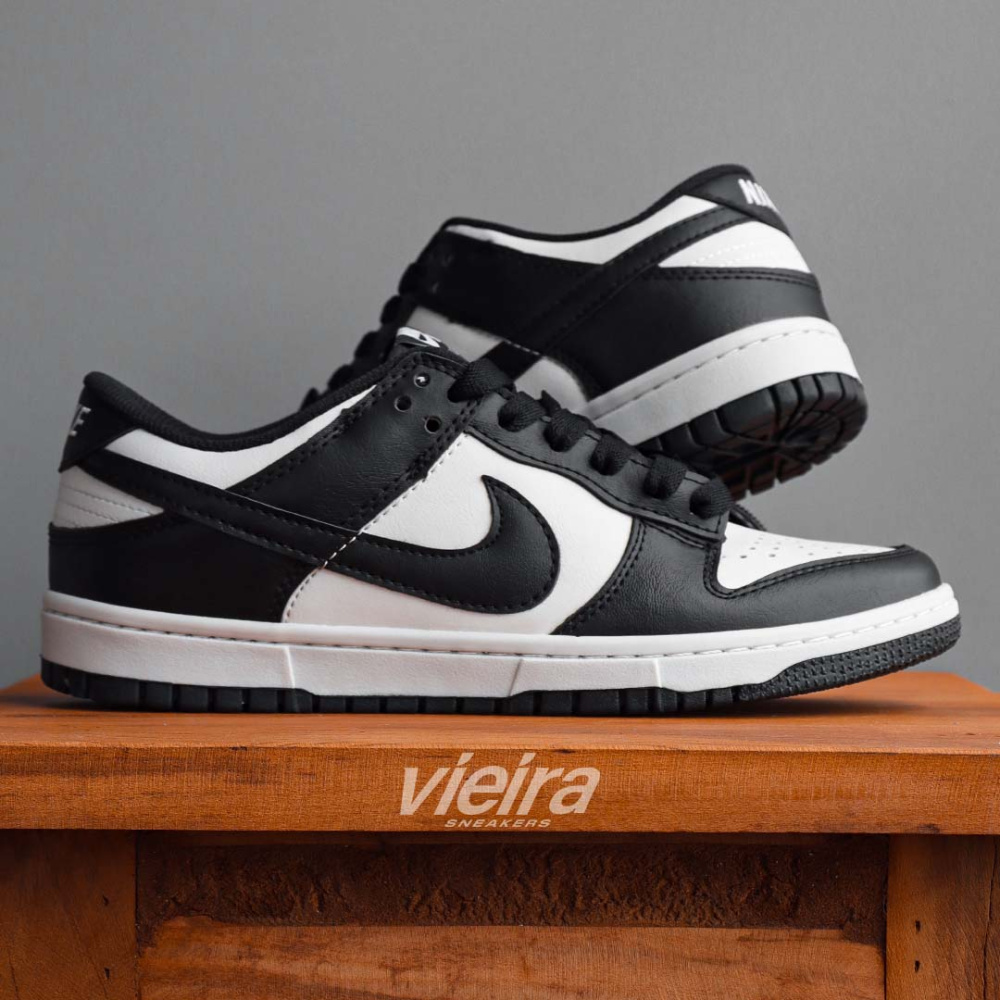 Tênis SB Dunk Low Panda - Courino - Vieira Sneakers - Vieira Sneakers