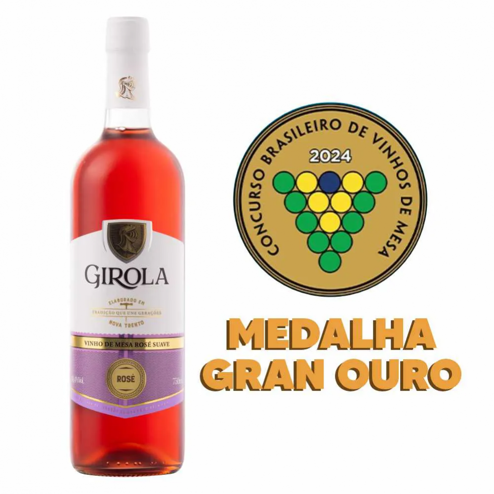 GIROLA ROSE SUAVE 750ML - Vinhos com Pat