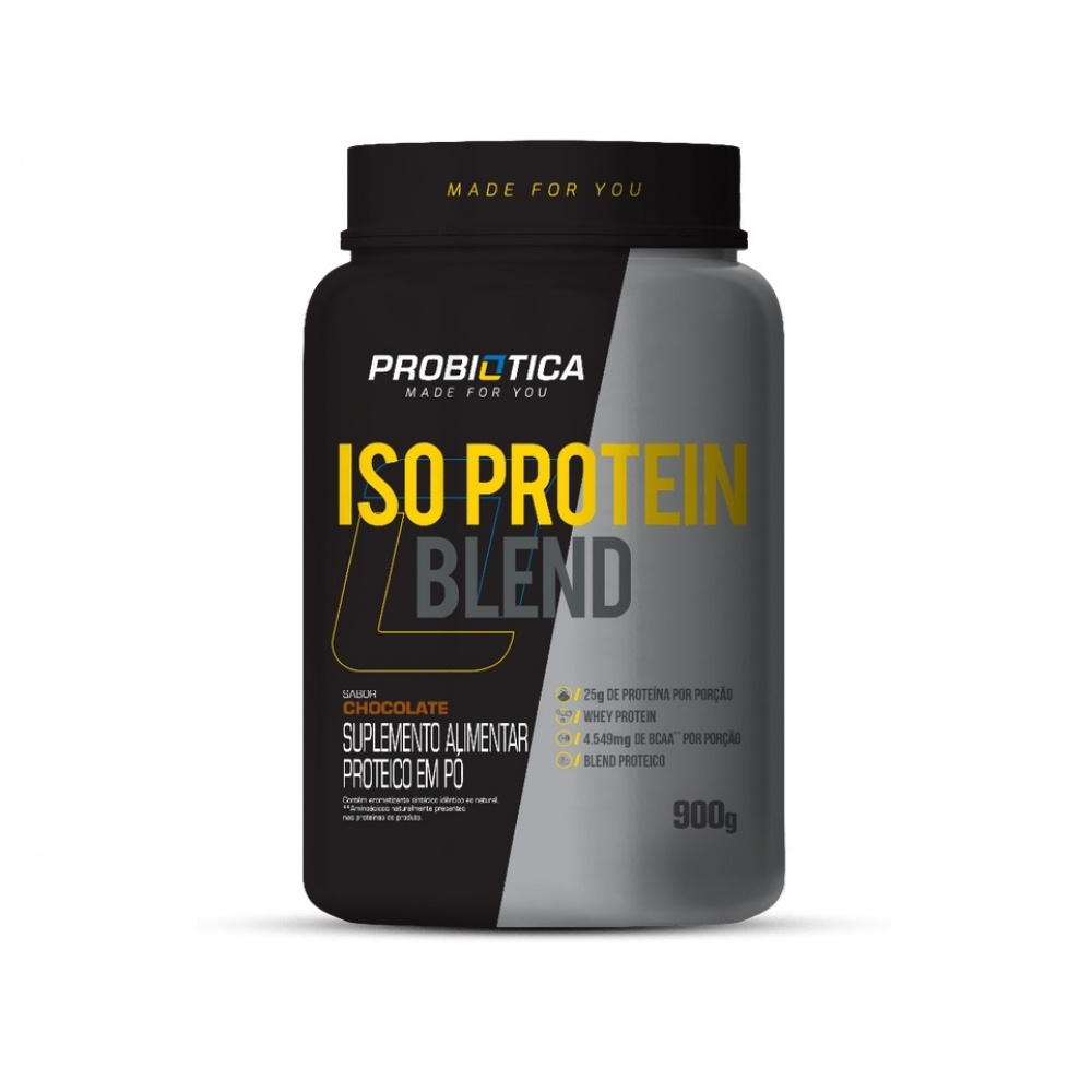 Iso Protein Blend (900g) - Sabor: Chocolate - Vitaminado Suplementos