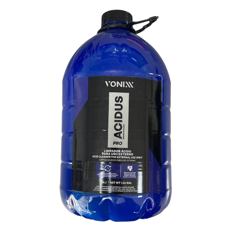 Acidus Pro 5 L Limpador Ácido de Alta Performance Vonixx - Vitstock