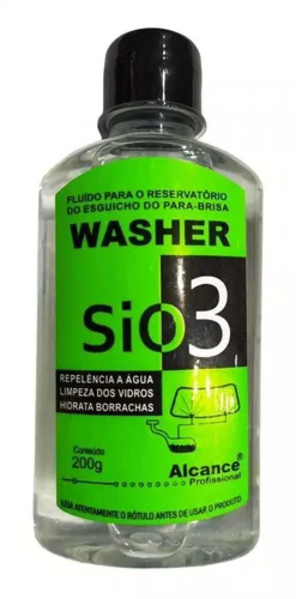 Sio3 Washer Aditivo para a Limpeza dos Vidros - Alcance (200ml) - Vitstock