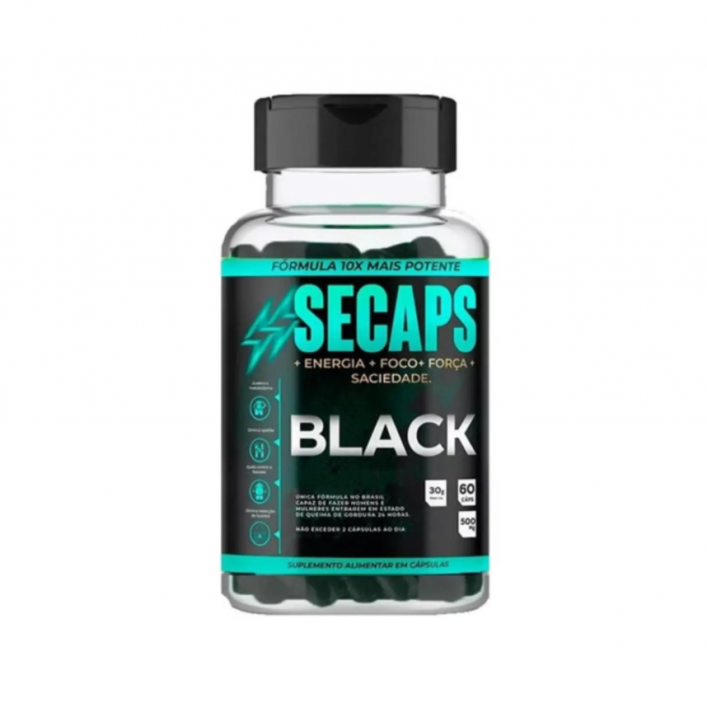 Secaps Black 60 Cápsulas - VivaBemFarma