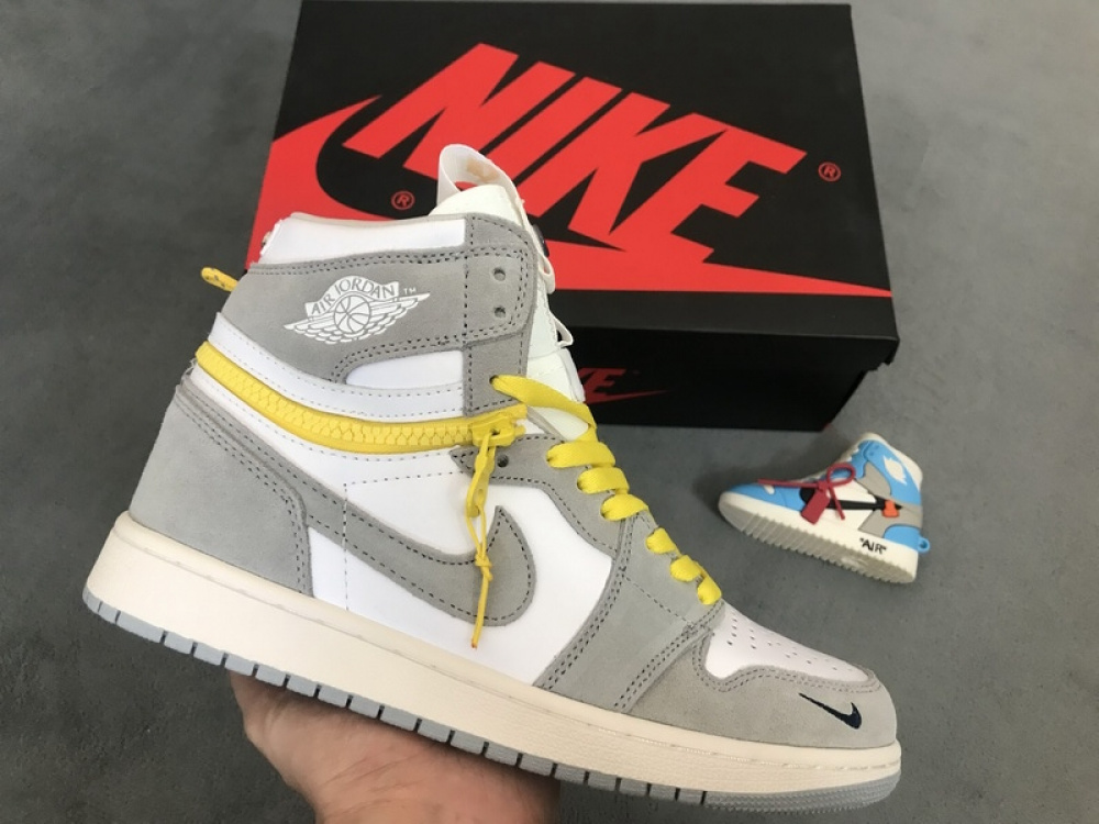 Tênis Nike Air Jordan 1 High Switch Light Smoke Grey - Vortex Sneakers