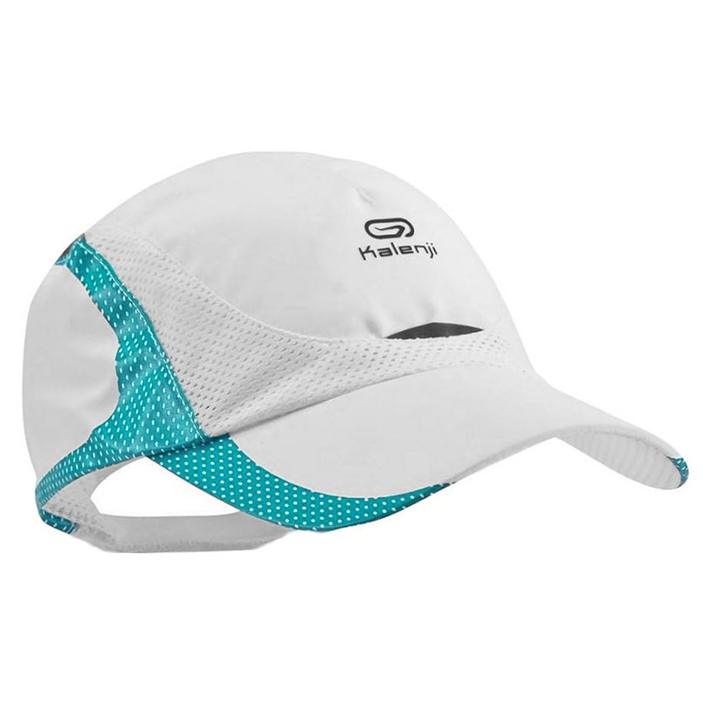 Boné Kalenji Sport Branco E Aqua Aba Curva - vpCaps - vpCaps