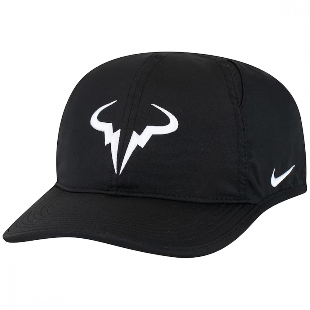 Boné Nike Rafael Nadal Dri-Fit Preto Aba Curva - vpCaps - vpCaps