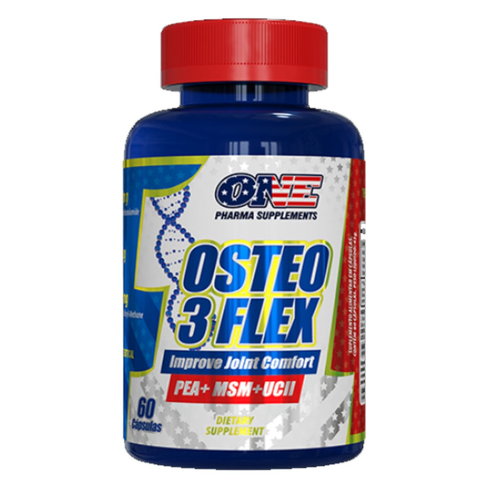 ONE PHARMA - OSTEO 3 FLEX 60 CAPS - Vshape
