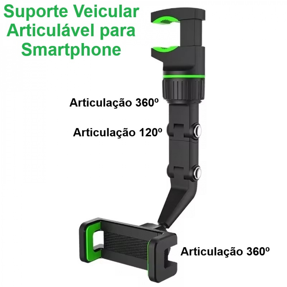Suporte Articulável 360º para Celular - BisMagazine
