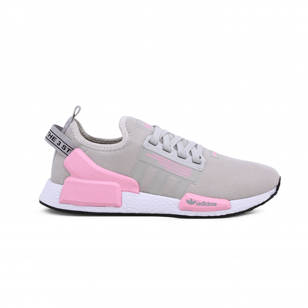 Adidas NMD v2 Runner Boost Cinza/Rosa - WalkBox