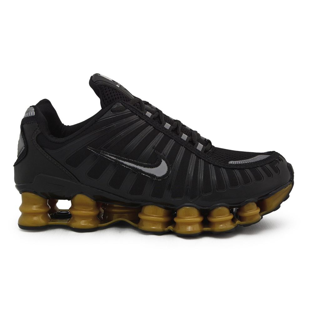 Nike Shox Tl 12 Molas - Preto/Dourado - WalkBox