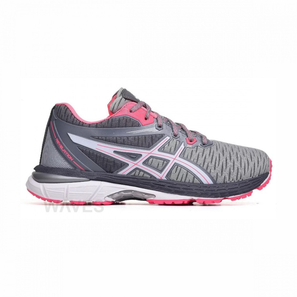 Asics Revelation Grafite Rosa - Waves Calcados