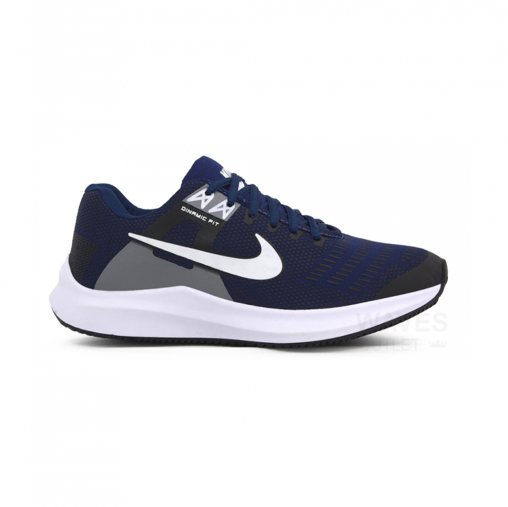 Dinamic Fit Marinho e Branco - Waves Calcados