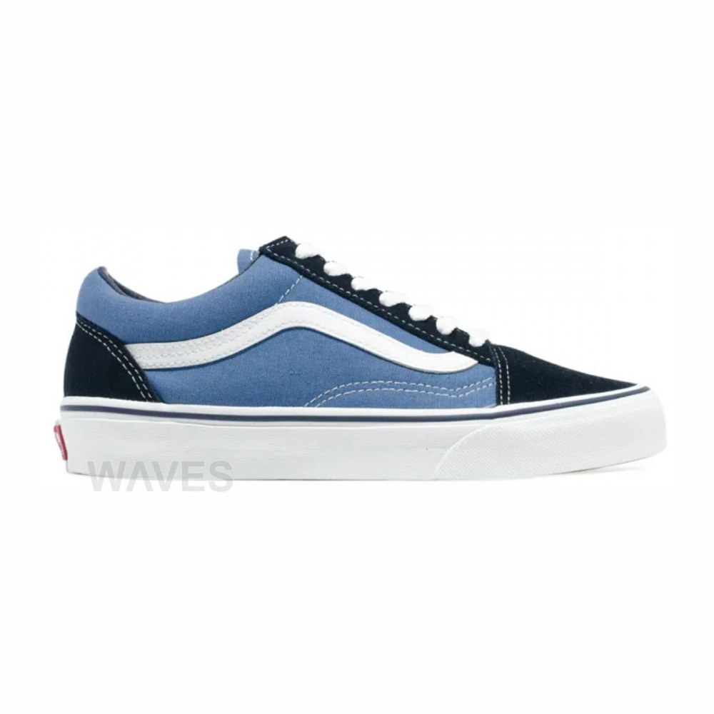 Oldskool Azul e Branco - Waves Calcados