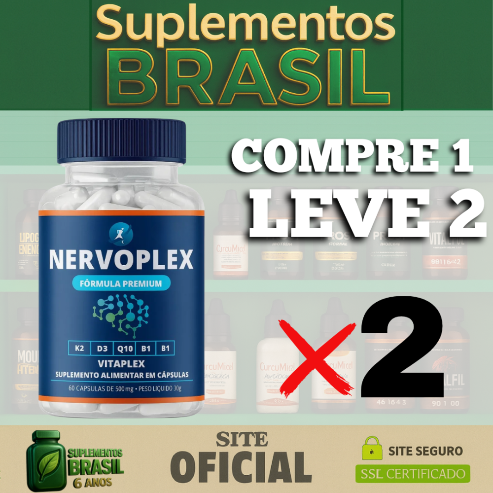 Nervoplex - Contra Desconfortos Recorrentes - 10% de Desconto no Pix ...