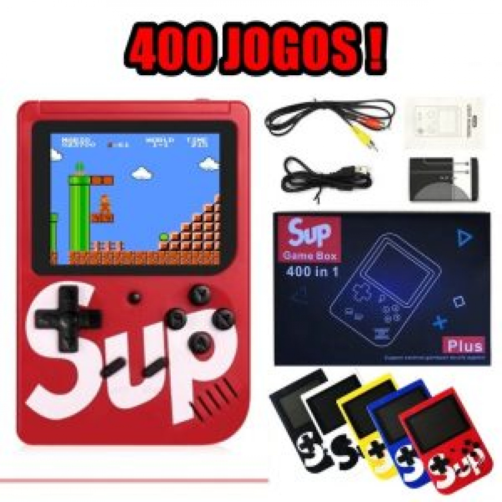 Mini Vídeo Game Boy Portátil Sup 400 em 1 Jogos Retrô - Weide Store