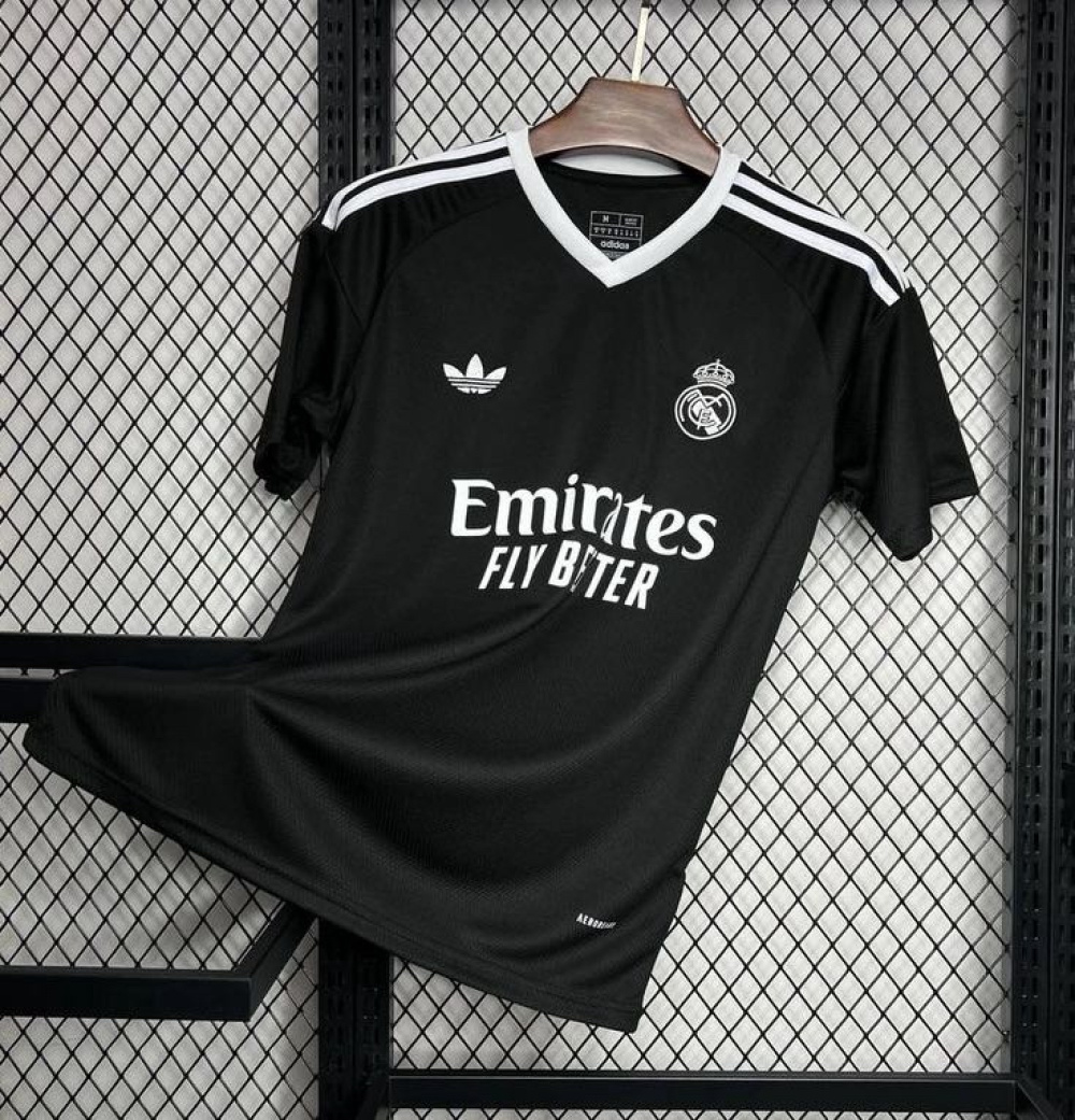 Camisa Real Madrid 24/25 Torcedor - Preta - WM Sports
