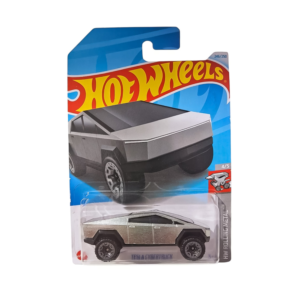Hot Wheels Tesla Cybertruck Edição Rolling Metal Futurista - Wonderblocks