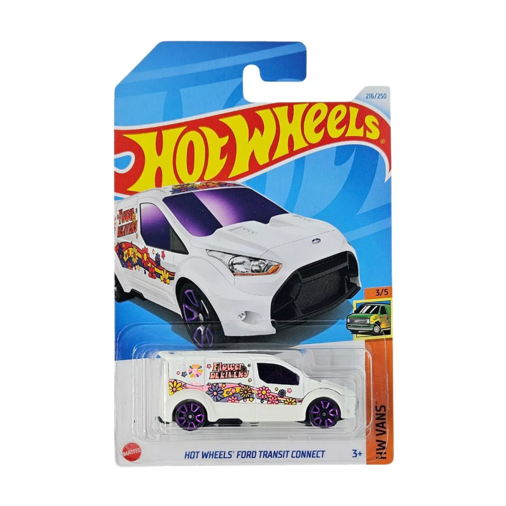 Hot Wheels Ford Transit Connect Série Vans Exclusiva - Wonderblocks