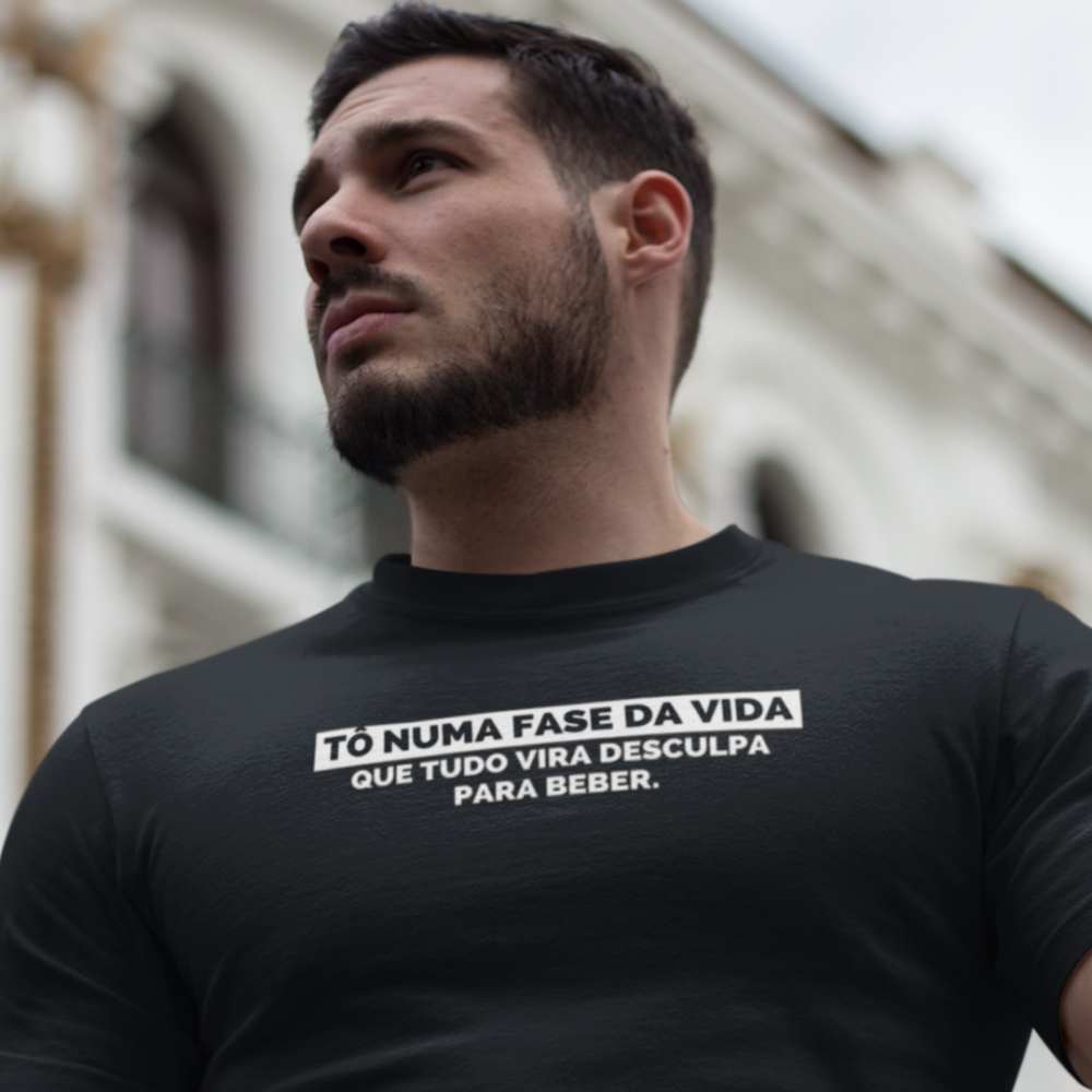 Tô numa fase da vida que tudo vira motivo para beber - Perrengue Wear