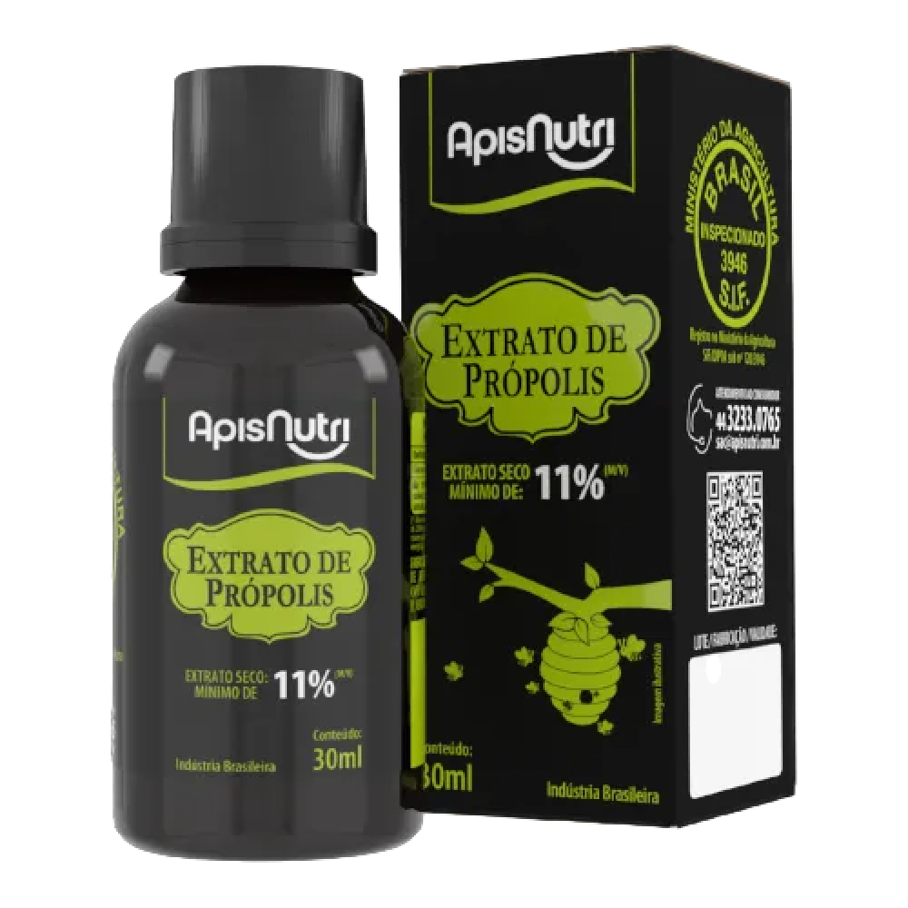 Extrato de Própolis Marrom Gotas 30ml - ApisNutri - Infinity Vitaminas ...