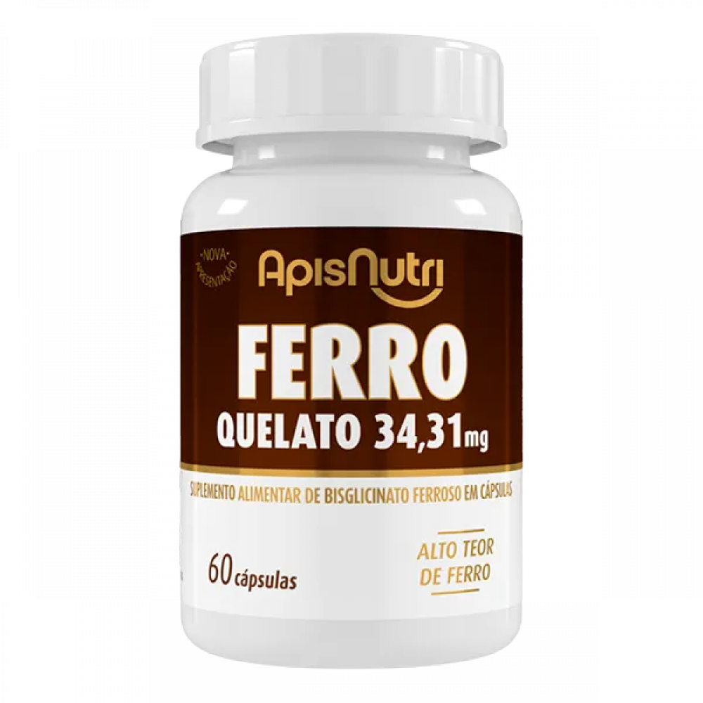 Suplemento Mineral De Ferro 280mg 60 Cáps - ApisNutri - Infinity ...