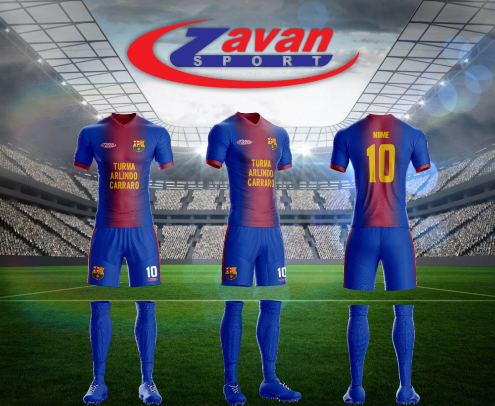 Kit Uniforme Completo Barcelona - Zavan Sport