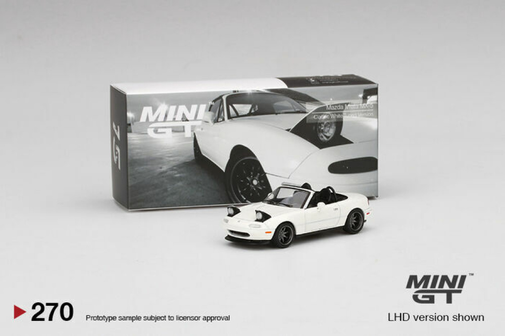Mini GT - Mazda Miata MX-5 #270 Fred's Garage - Zero Minis
